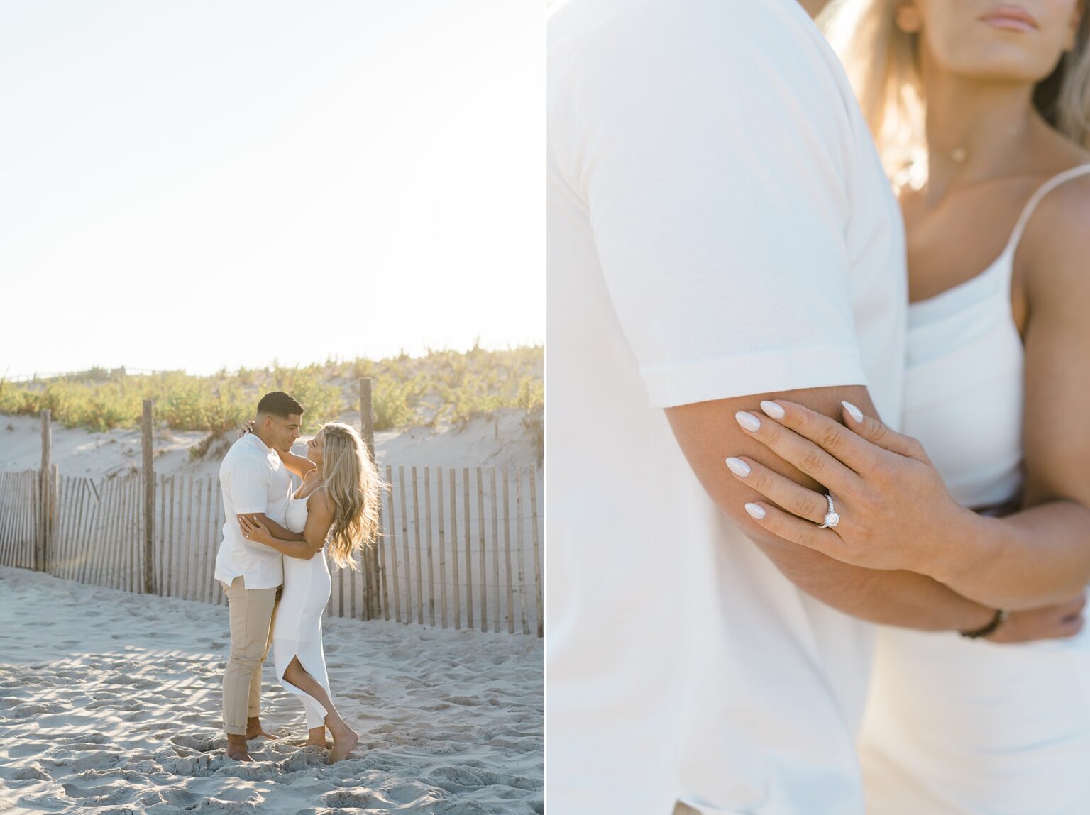 Romantic Jersey Shore Engagement | NJ Engagement Photographer