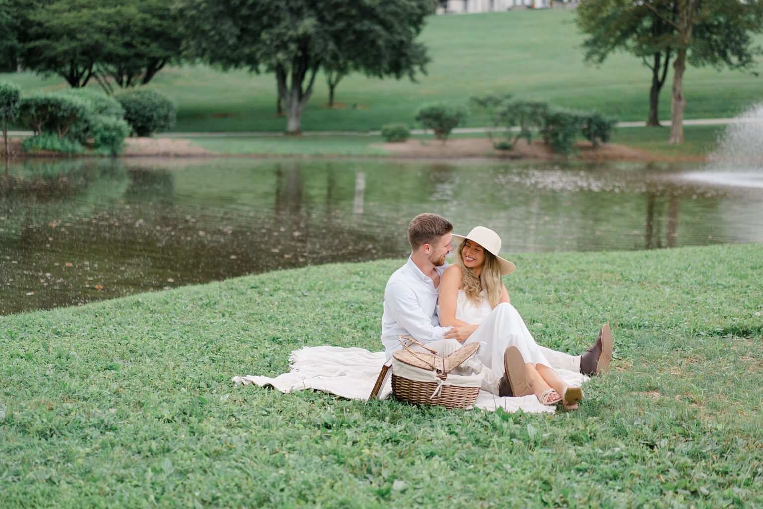 Engagement Session at The Willows | Philadelphia Engagement Photographer