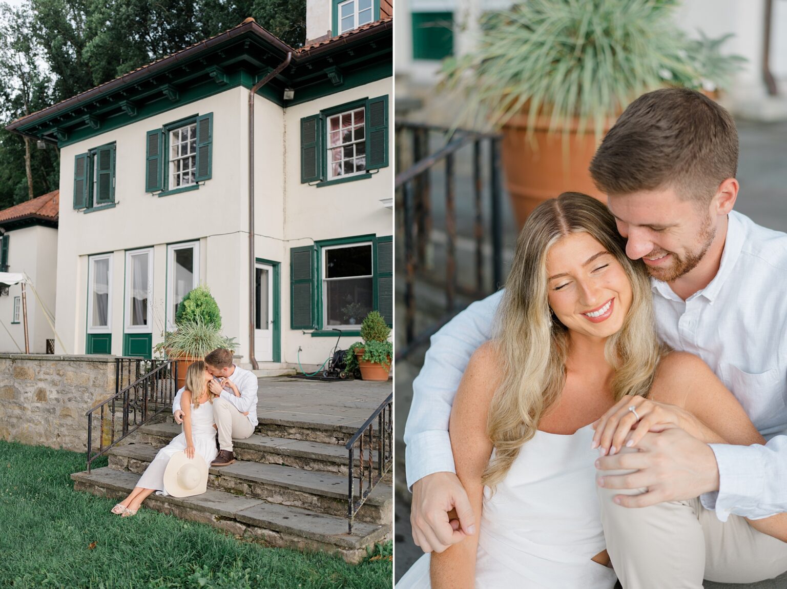 Engagement Session at The Willows | Philadelphia Engagement Photographer