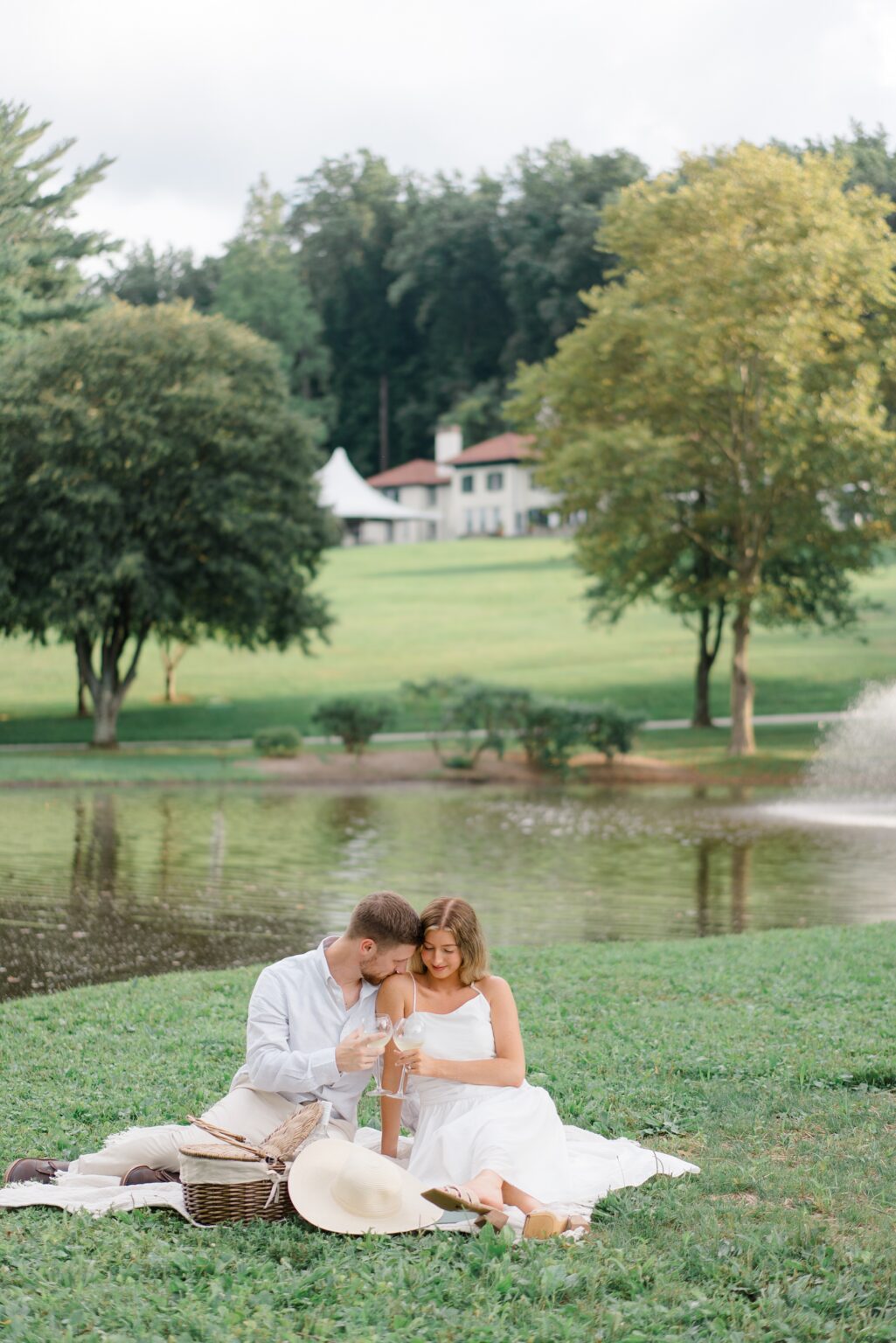 Engagement Session at The Willows | Philadelphia Engagement Photographer